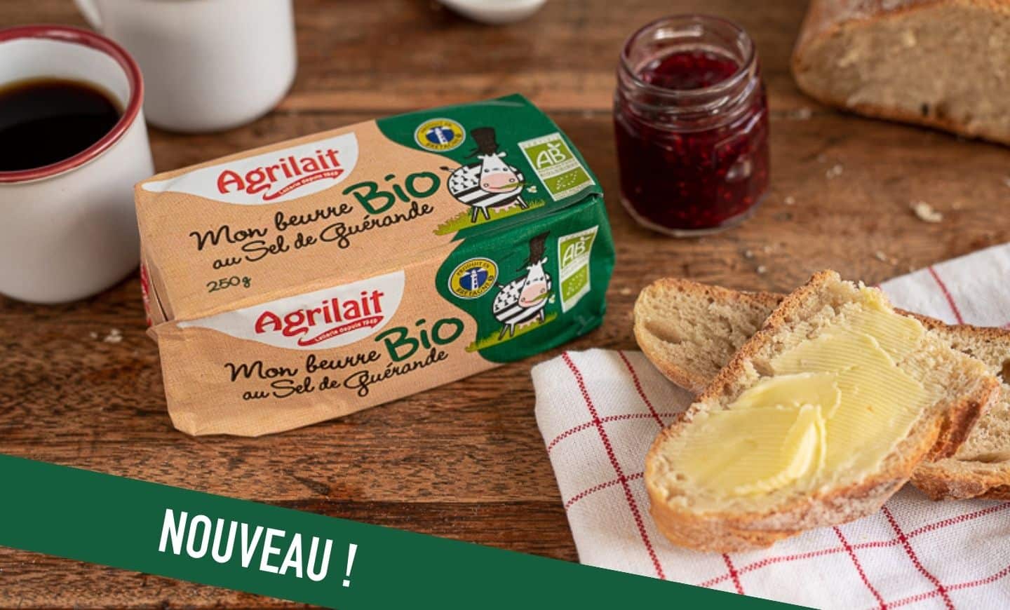 Un nouveau beurre BIO et BRETON - Agrilait